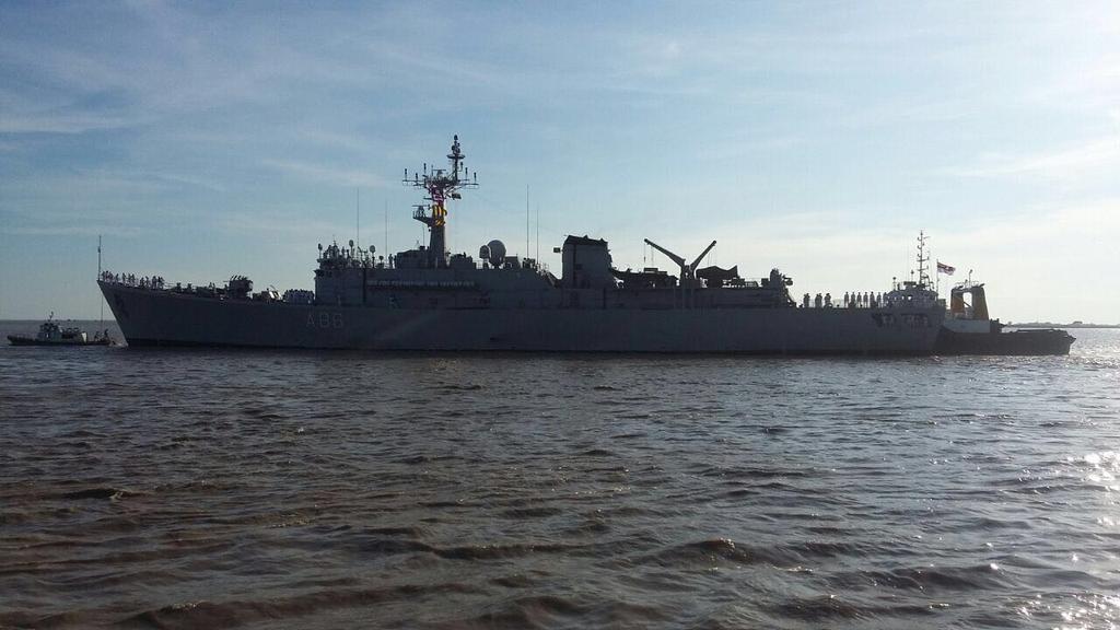 Asian Defence News: Indian Navy ships Tir, Sujata & ICGS Varuna berthed ...