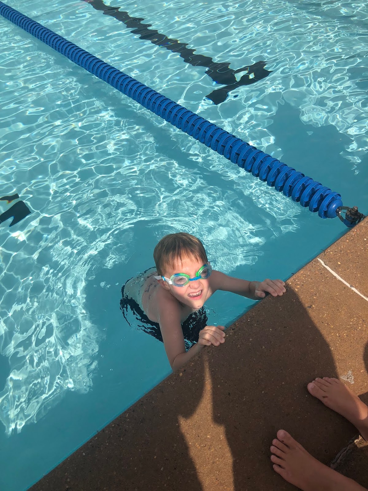 Louisiana Livin': Henry's 2nd swim meet