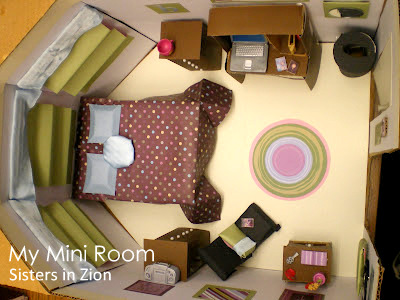 Sisters in Zion, Freshaire Designs: My Mini Room