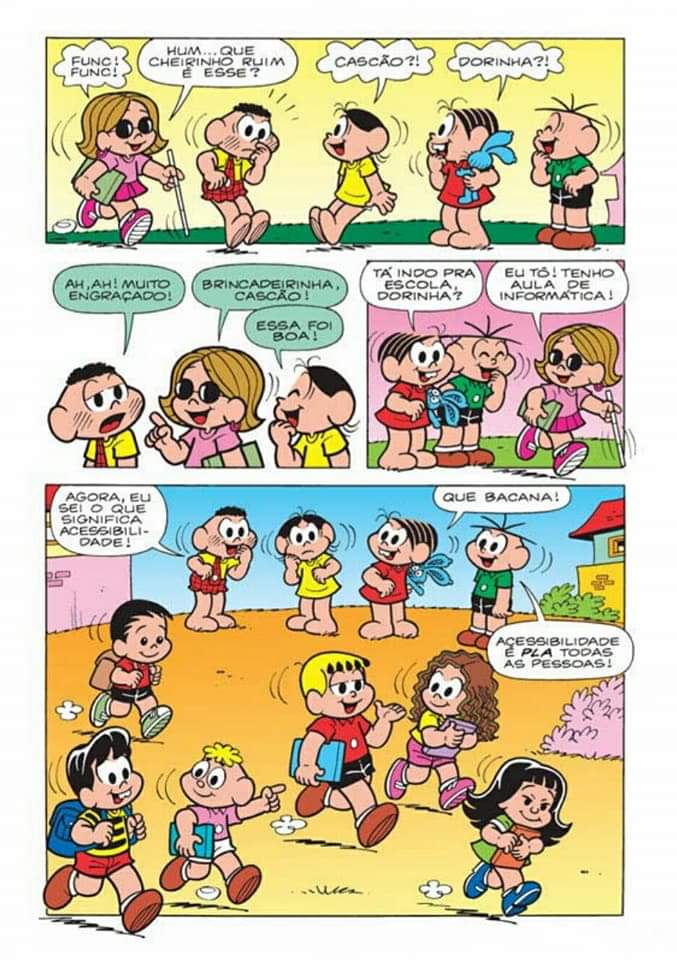 Turma da Mônica em: Acessibilidade Divirta-se com mais uma aventura da ... Turma da Mônica em: Acessibilidade Divirta-se com mais uma aventura da ...
