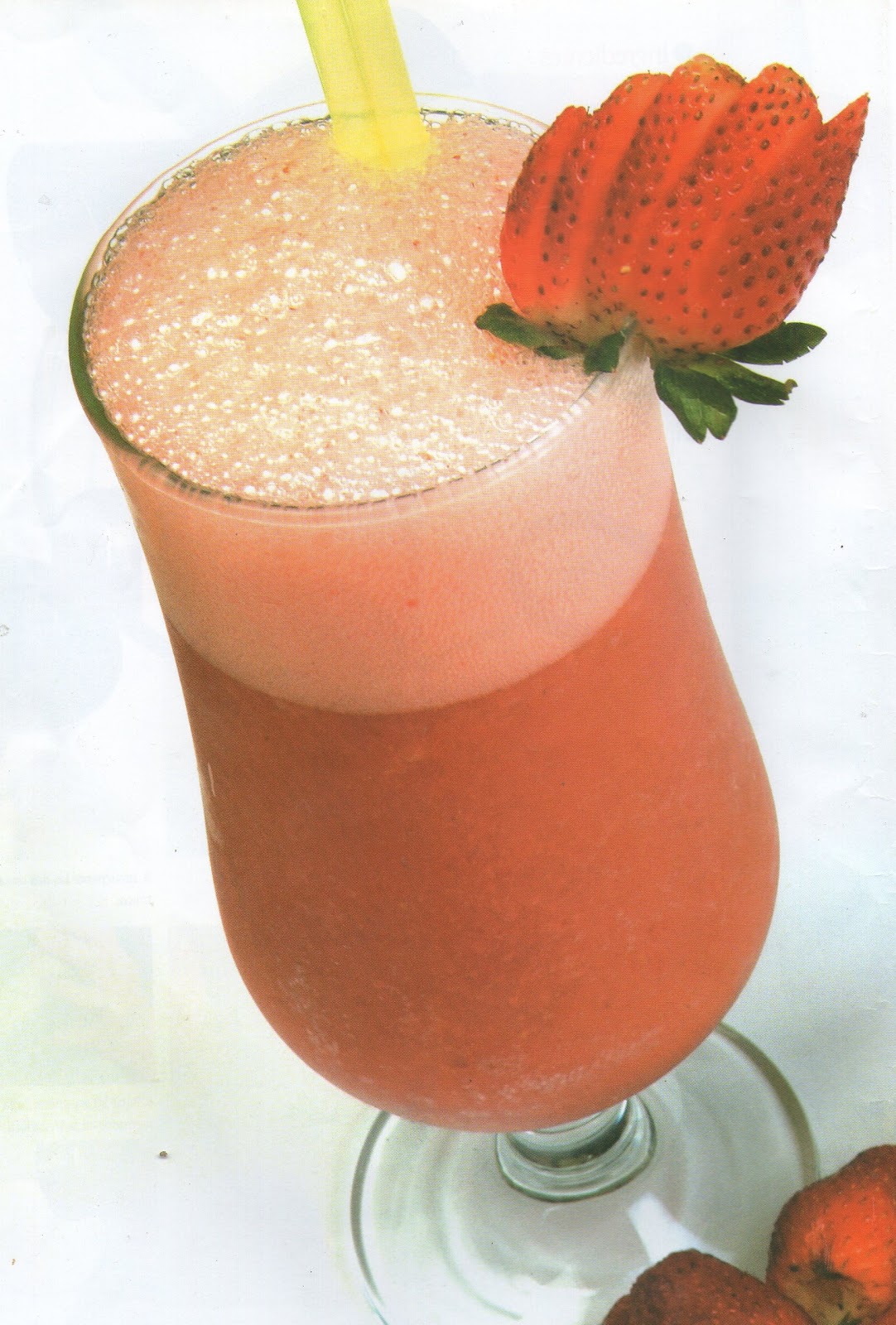 Receta de coctel fresa colada ~ lodijoella