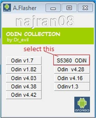 Tutorial for S5360 Samsung Galaxy Y flashing using odin - GSM911