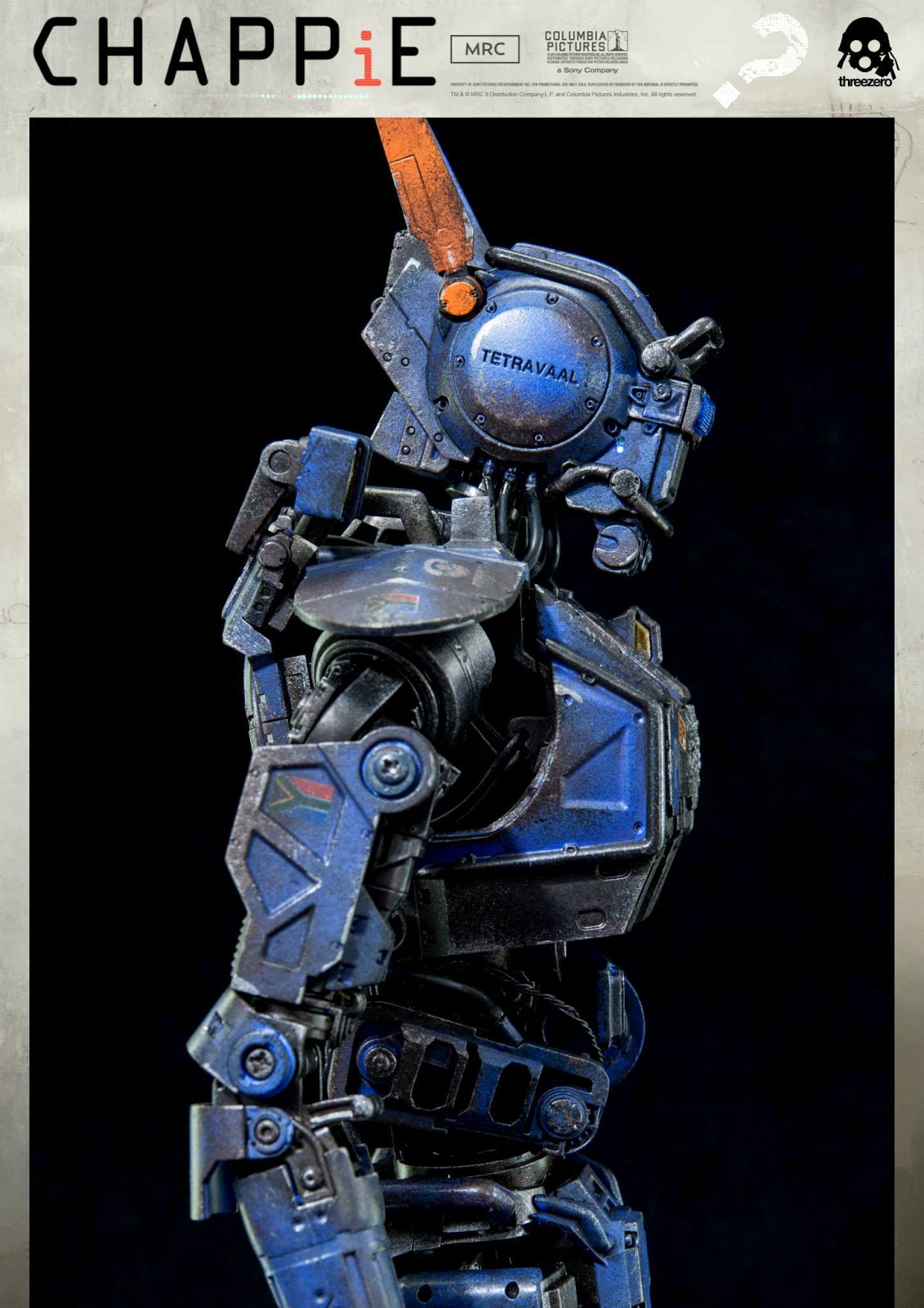 toyhaven: Recently Announced: ThreeZero 1/6th scale CHAPPiE 12-inch ...
