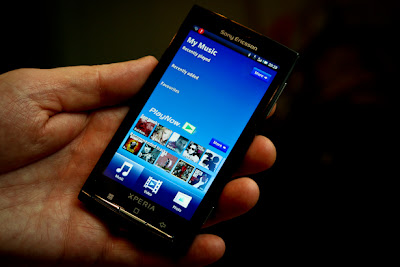 mobile: Sony Ericsson X10- Android phone