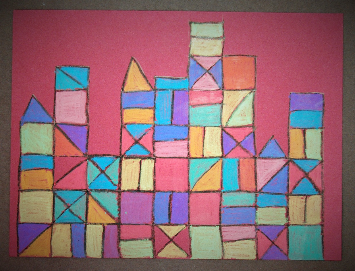 super happy art class: Paul Klee Buildings