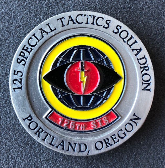 THE USAF RESCUE COLLECTION: USAF 125th STS Challenge Coin