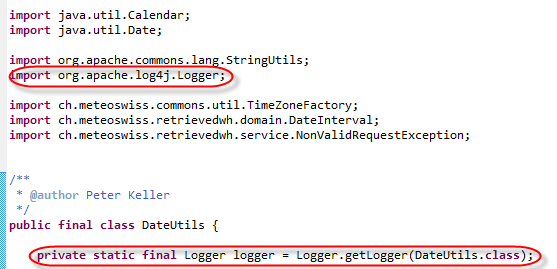 Peter On Java: How to set up Eclipse template for inserting Log4j Logger Peter On Java: How to set up Eclipse template for inserting Log4j Logger