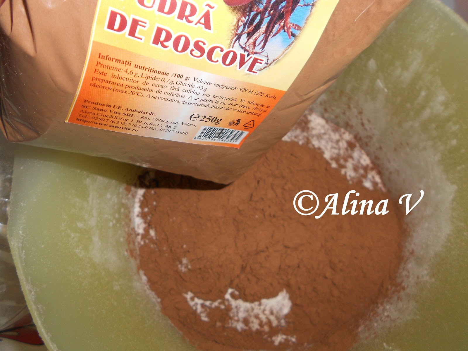 Chec cu pudra de roscove