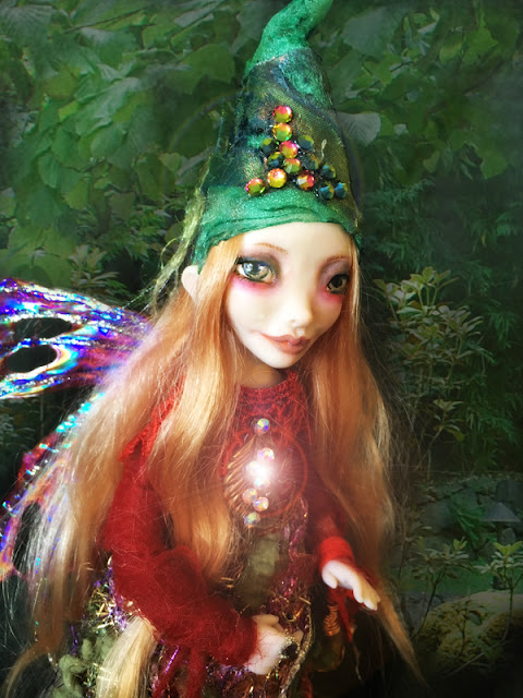 Radiant Fairies: OOAK fairy LORA The Healing Fae handmade