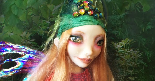 Radiant Fairies: OOAK fairy LORA The Healing Fae handmade