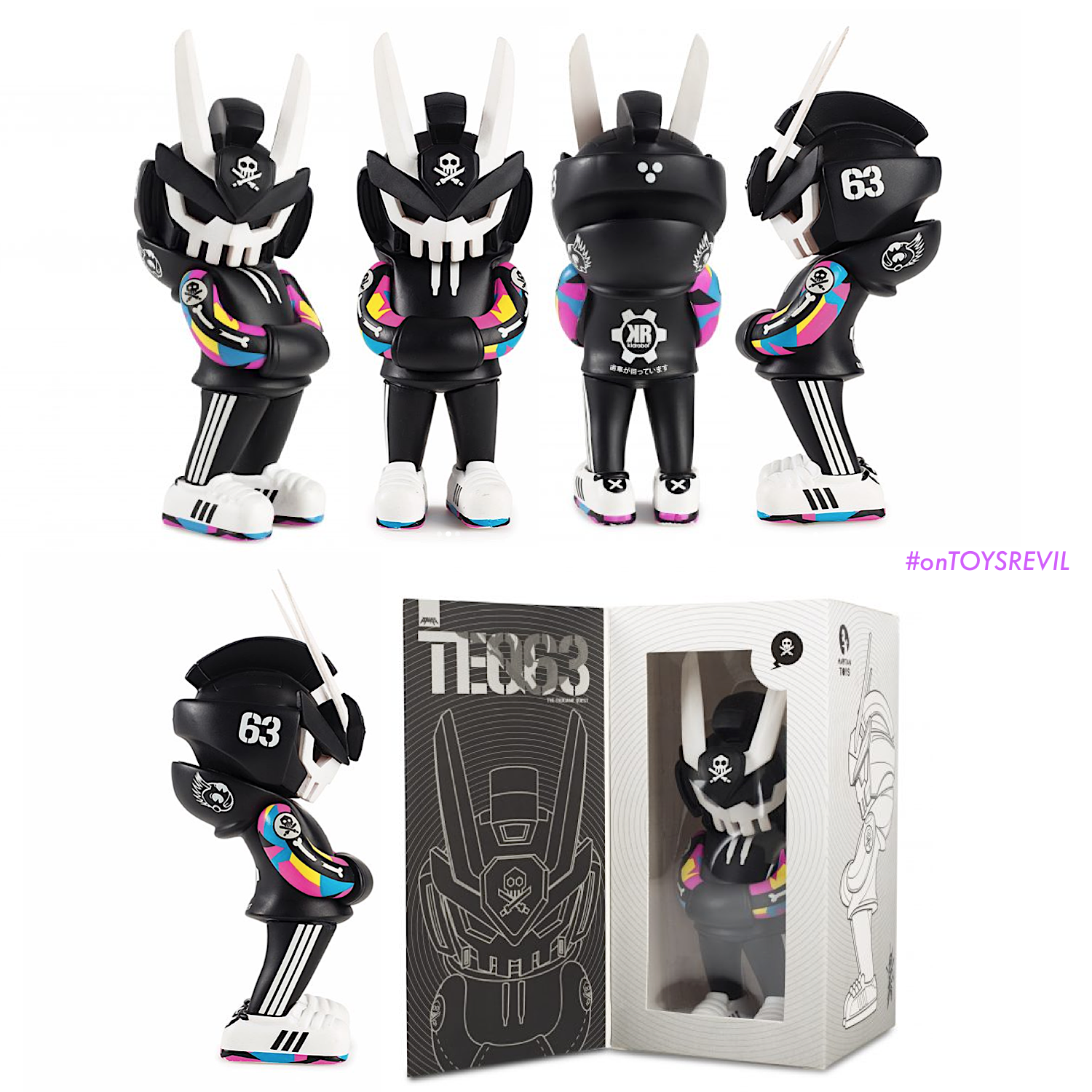 Kidrobot Exclusive TEQ63 6" Vinyl Toy by QUICCS x Martian Toys