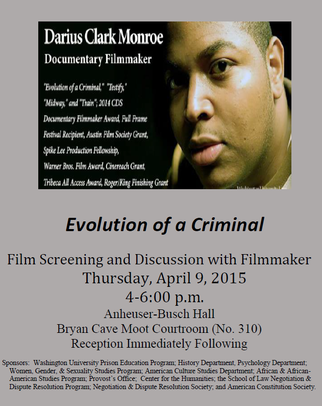 sls project: Darius Clark Monroe: Documentary filmmaker, ex-con ...