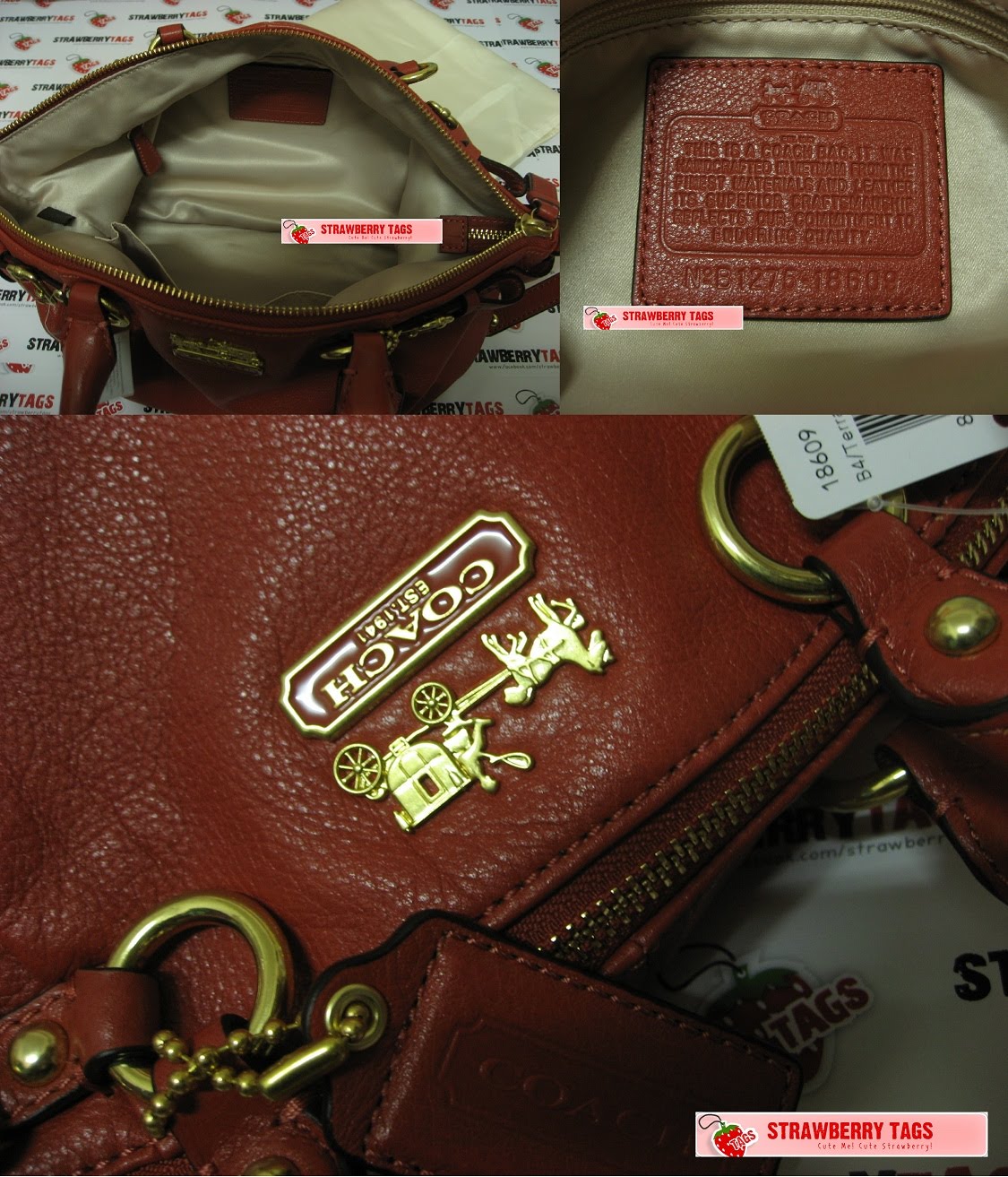 ~StrawBerry TaGs~: SPECIAL ORDER: COACH Madison Leather Sophia Satchel ...
