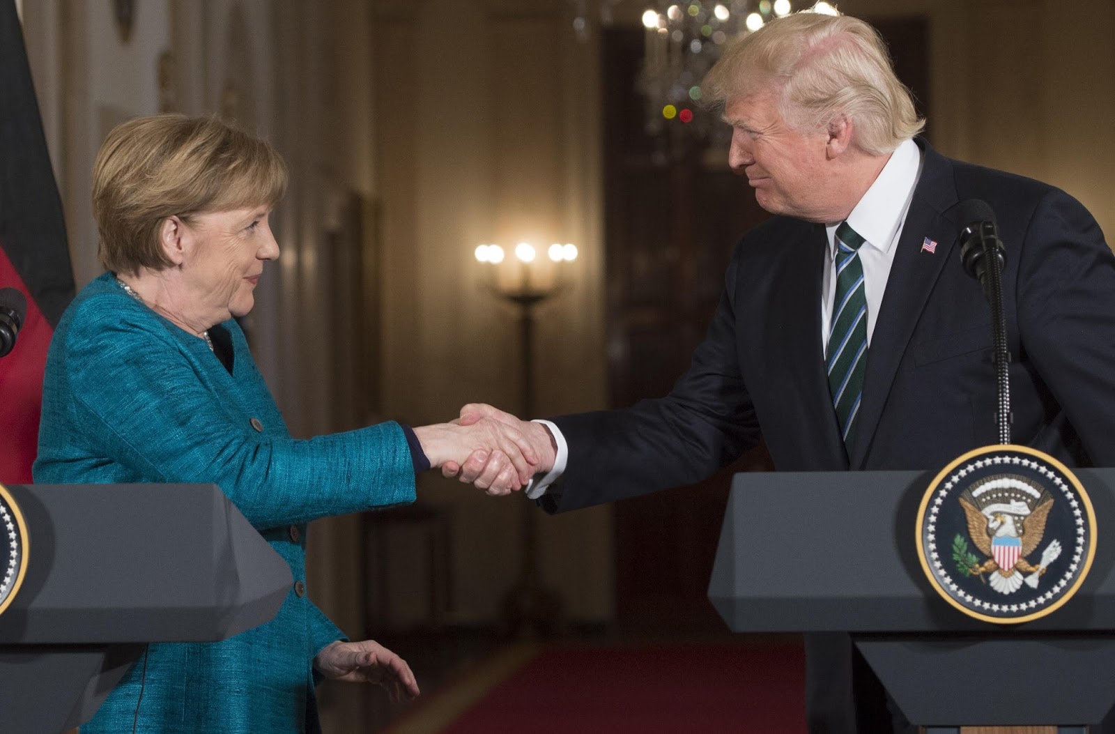 Angela Merkel, the Leader of the Free World Meets Donald Trump ...