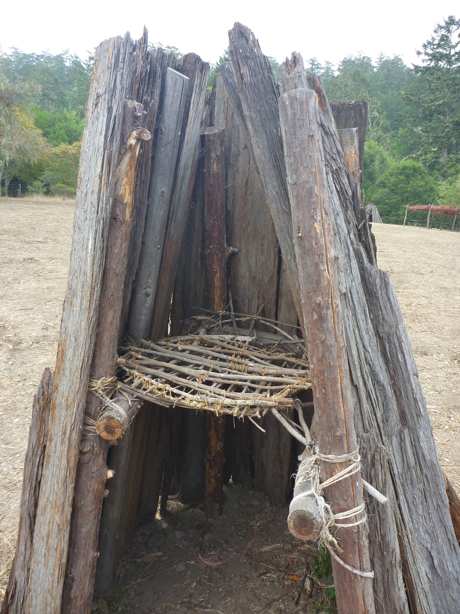 Coast Miwok Houses Inside