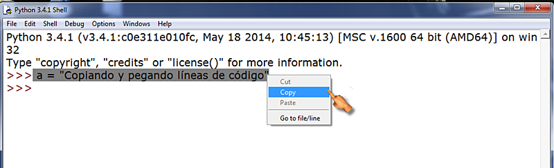 APRENDER A PROGRAMAR CON PYTHON: T3. IDLE DE PYTHON 2