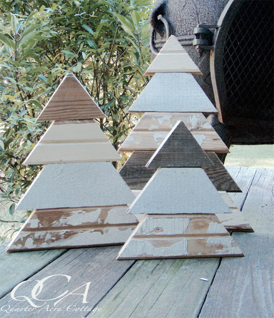 Quarter Acre Cottage: Salvaged Wood Trees with a Story