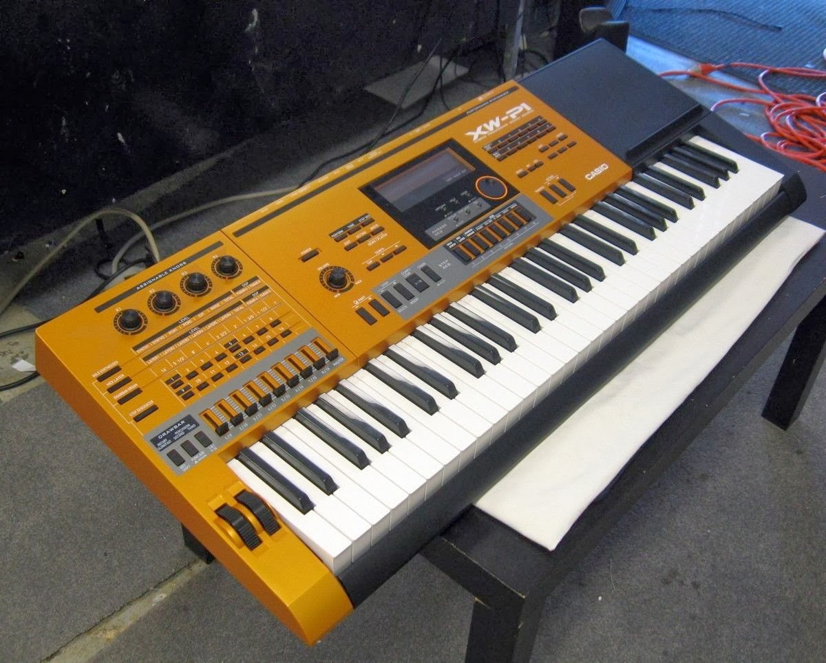 MATRIXSYNTH-B: CASIO XW-P1 CHROME ORANGE PERFORMANCE SYNTH