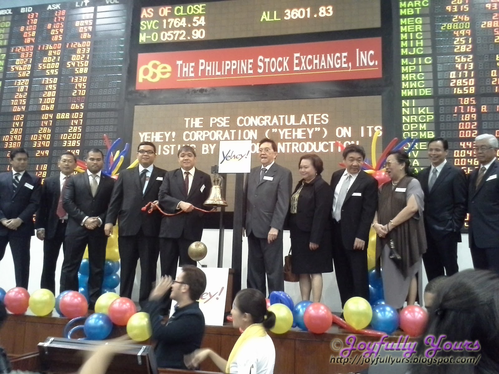 A New Chapter in Philippine History: Yehey! Goes Public - Joyfully Yours