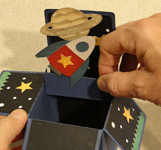 Needles 'n' Knowledge: Rocket Planets Box Card Assembly