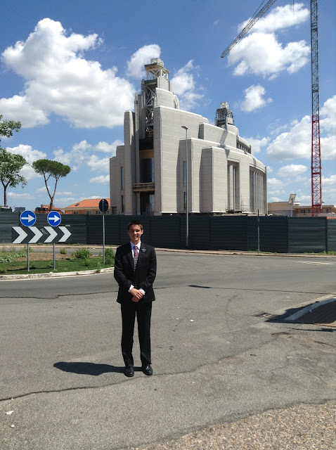 Mission Blog: New Missionaries at Rome Temple Site - August 2015