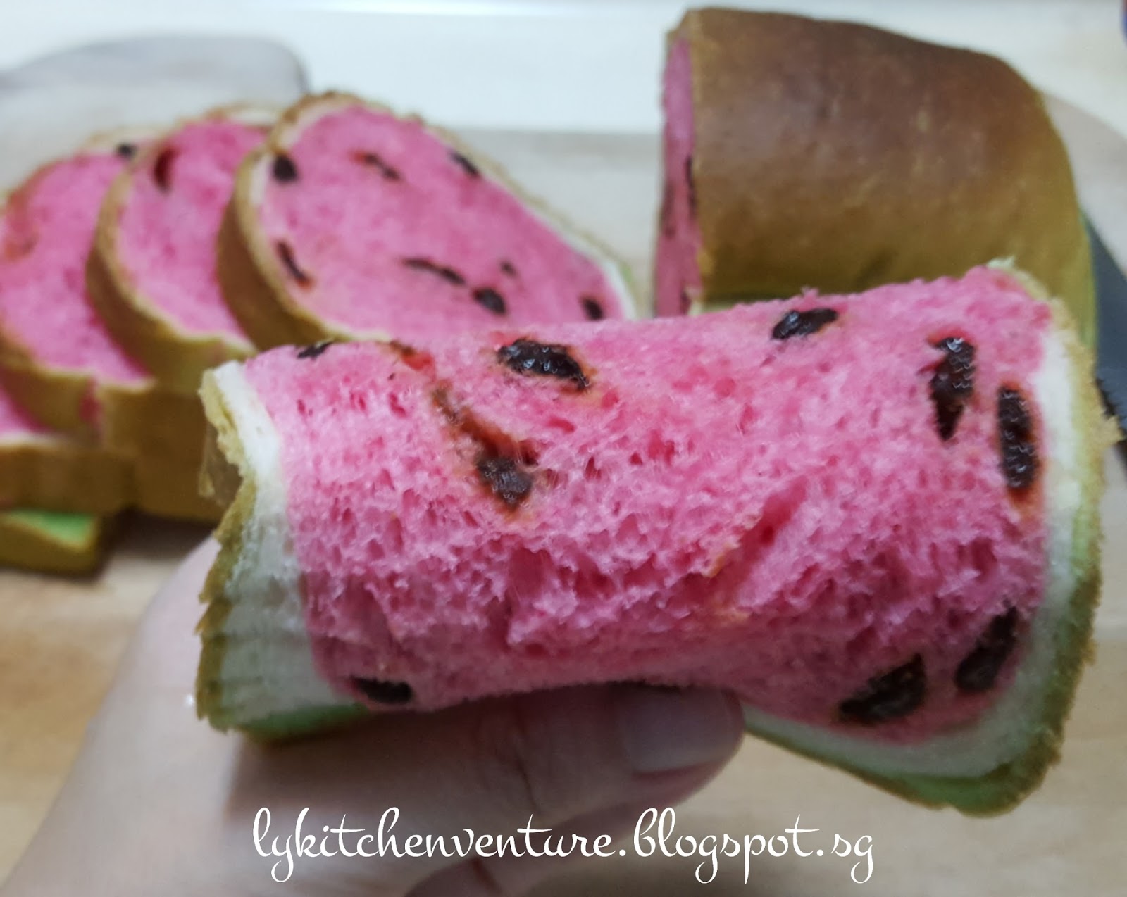 LY's Kitchen Ventures: Watermelon Raisin Loaf
