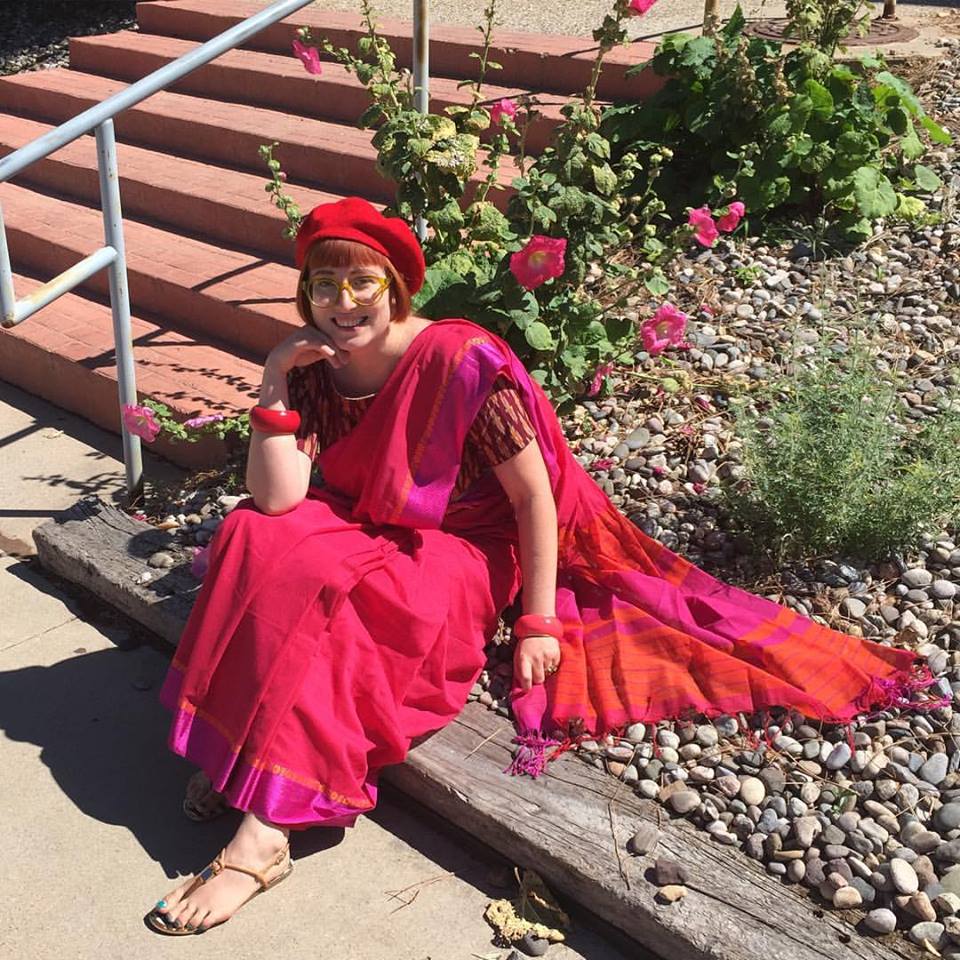 chandana banerjee: Sari Love - Lyuba of Saree Times