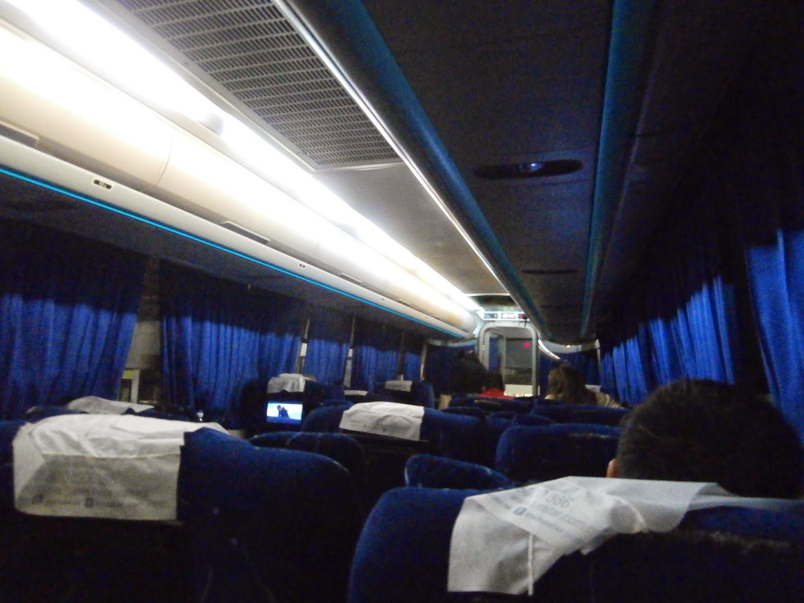 Viajando en Turistar Lujo, es decir, viajando en un ETN pintado de verde