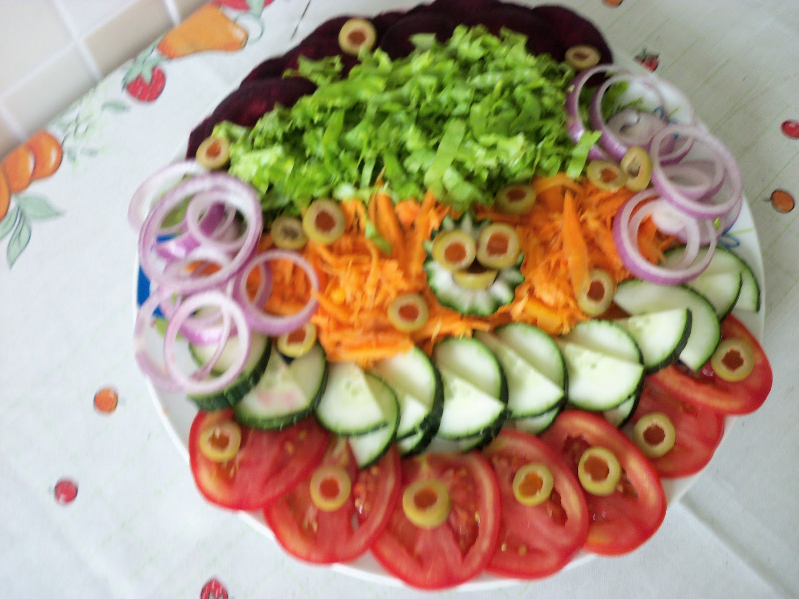 Arte em Saladas: Salada de Legumes