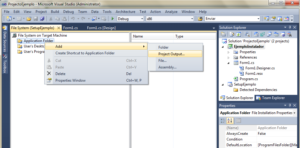 Crear Setup o Instalador en Visual Studio .NET 2010 - DevCate Programación Web