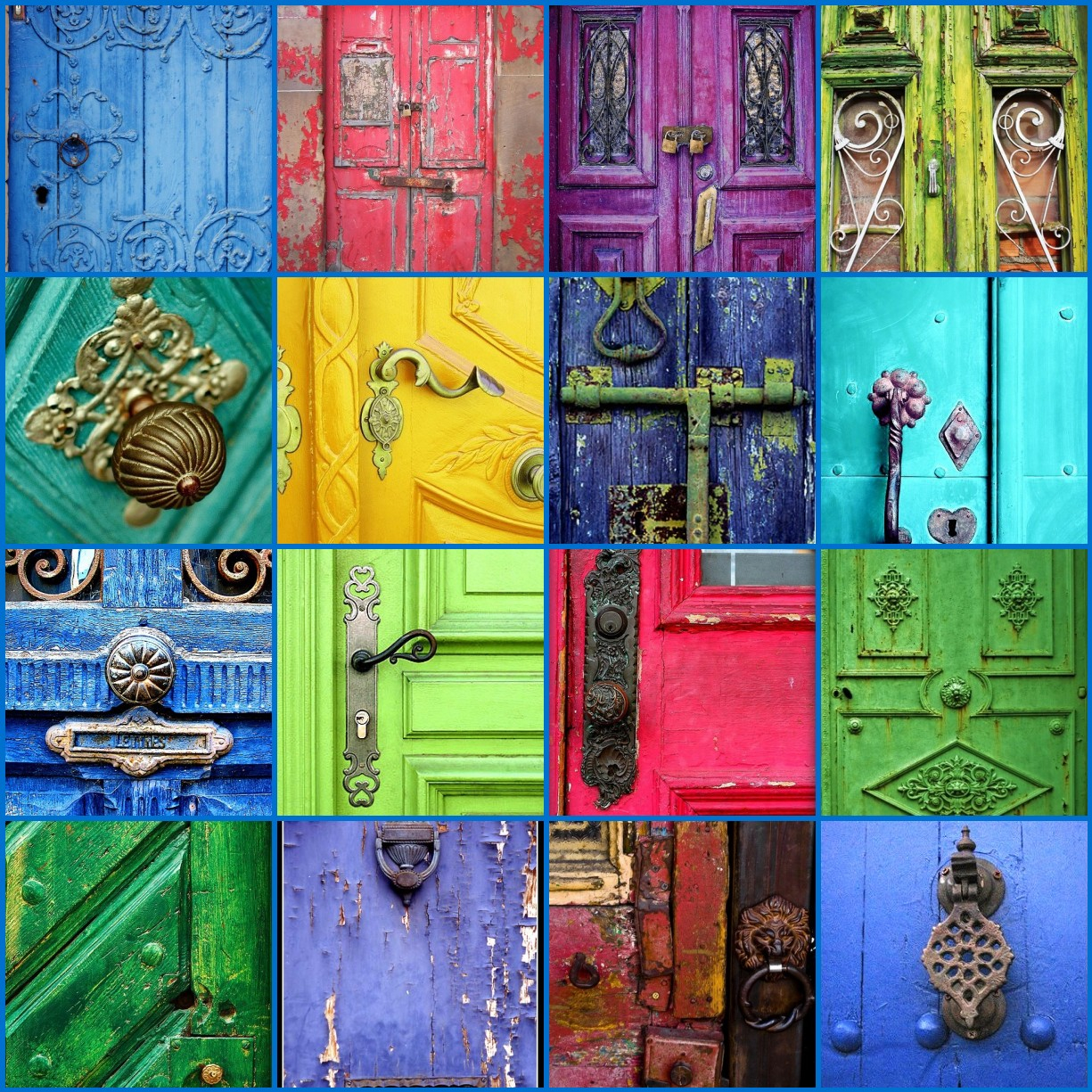 The French Tangerine: ~ colorful doors