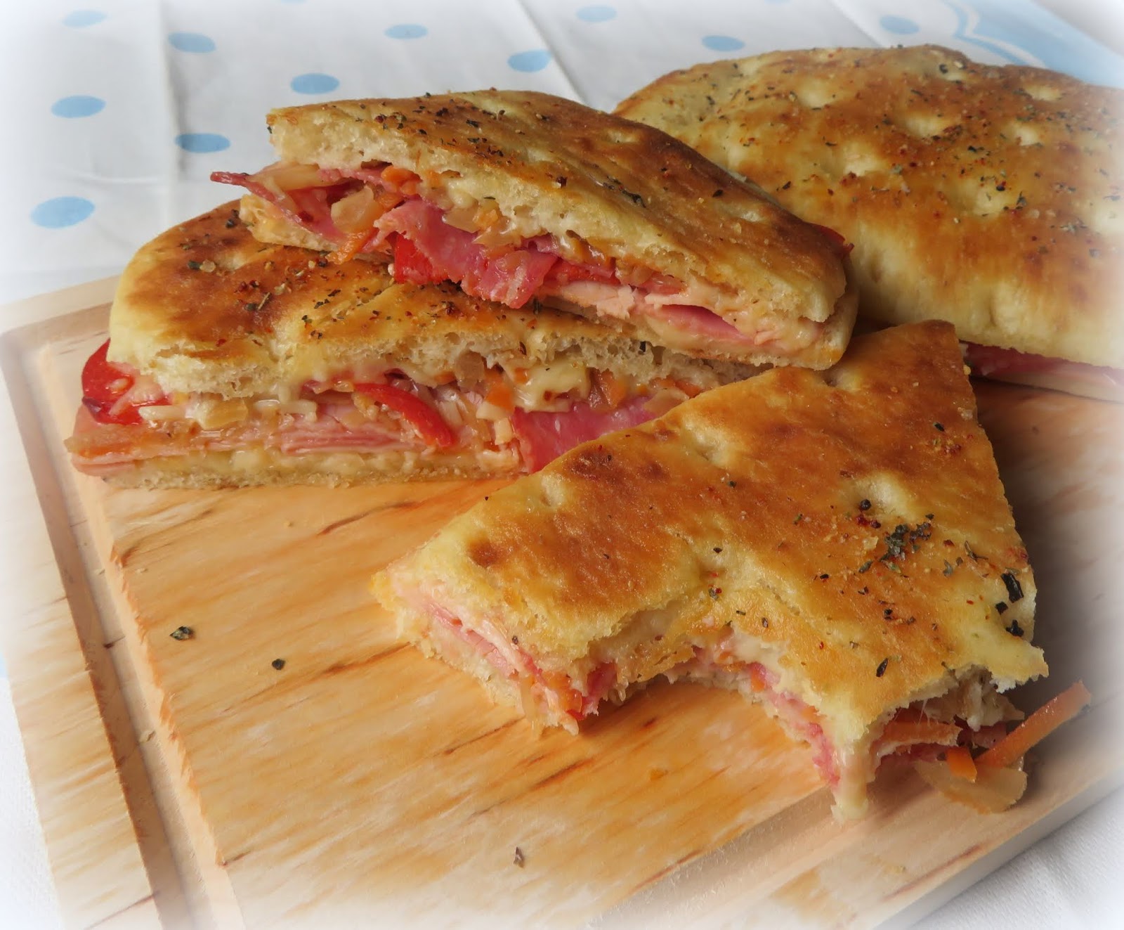 Hot Italian Focaccia Melts | The English Kitchen