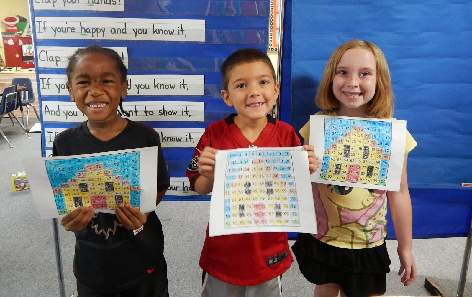 Miss Ahrens' Class: 100-Chart Houses