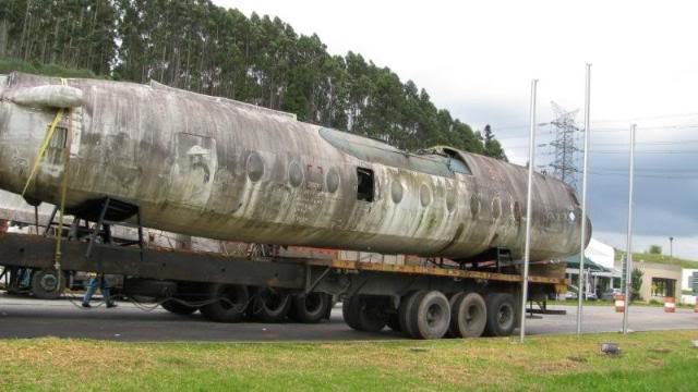 Avioes Abandonados Brasil: F 27 PT-LAF O Sobrevivente
