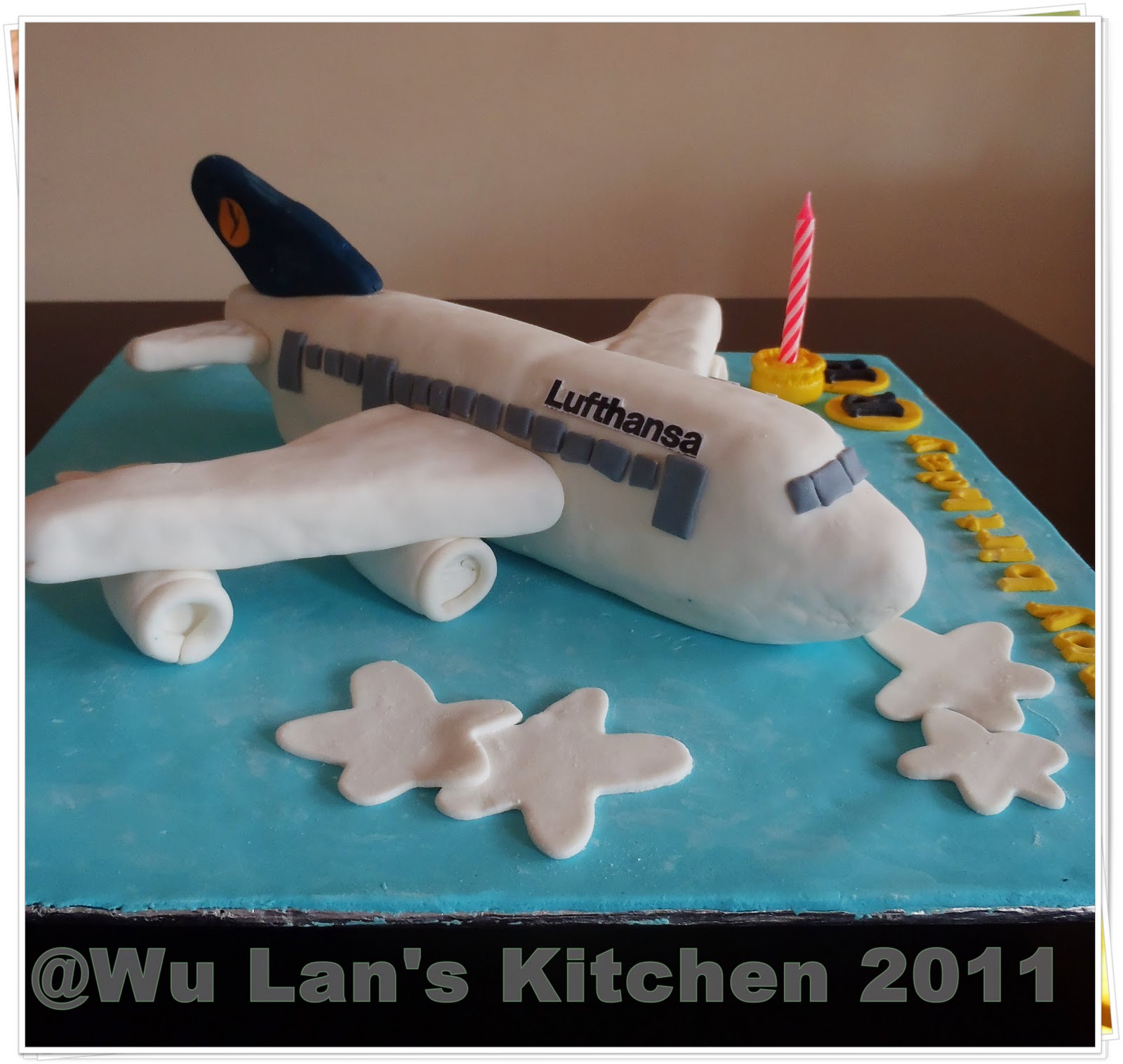 Wu Lan's Kitchen: Airplane 3D cake