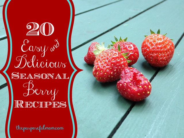 20 Easy and Delicious Seasonal Berry Recipes - The Purposeful Mom