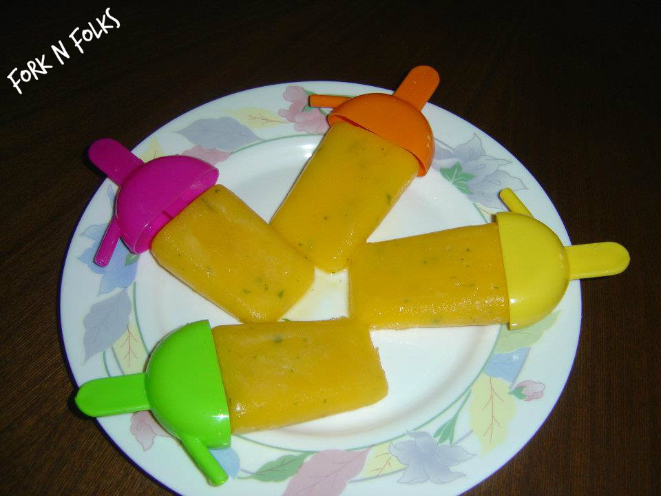 Fork n Folks: Mango Ice Sticks