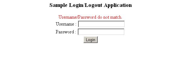 Java Knowledge Source Login Logout Application In Jspservlet