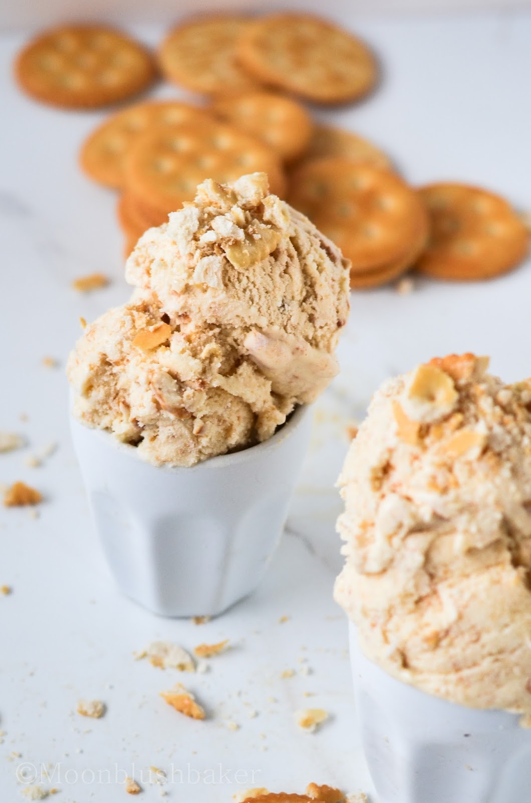 When life gives you lemons…/-Ritz cracker ice cream | The moonblush Baker