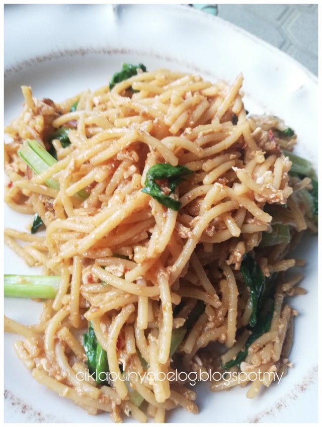 Resepi spaghetti goreng simple. - Nota Cikla
