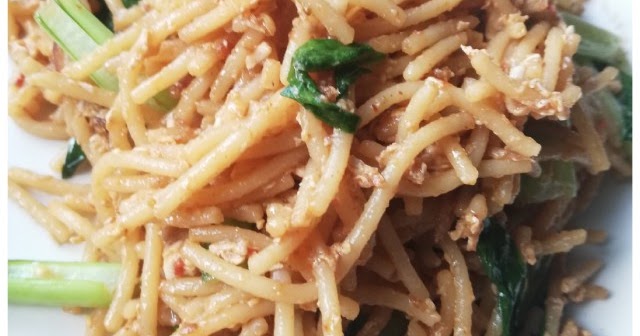 Resepi spaghetti goreng simple.