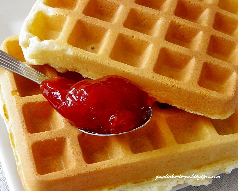 Smak mojej kuchni...: Chrupiące gofry