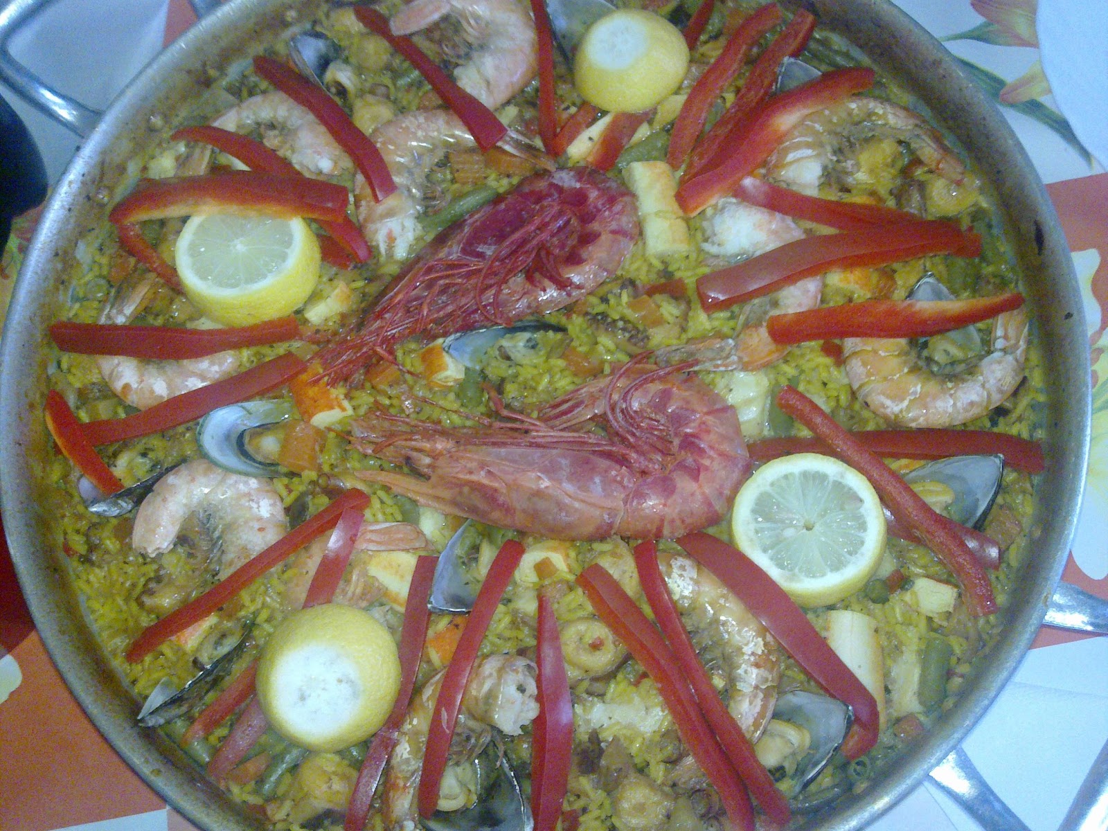 La Cocina de Ricardo: PAELLA CARABINEROS