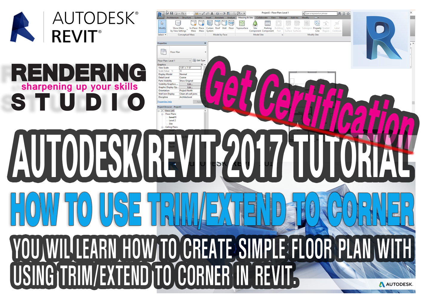 RENDERING-STUDIO: Revit Tutorial (REVIT 2017): Revit Tutorial for ...