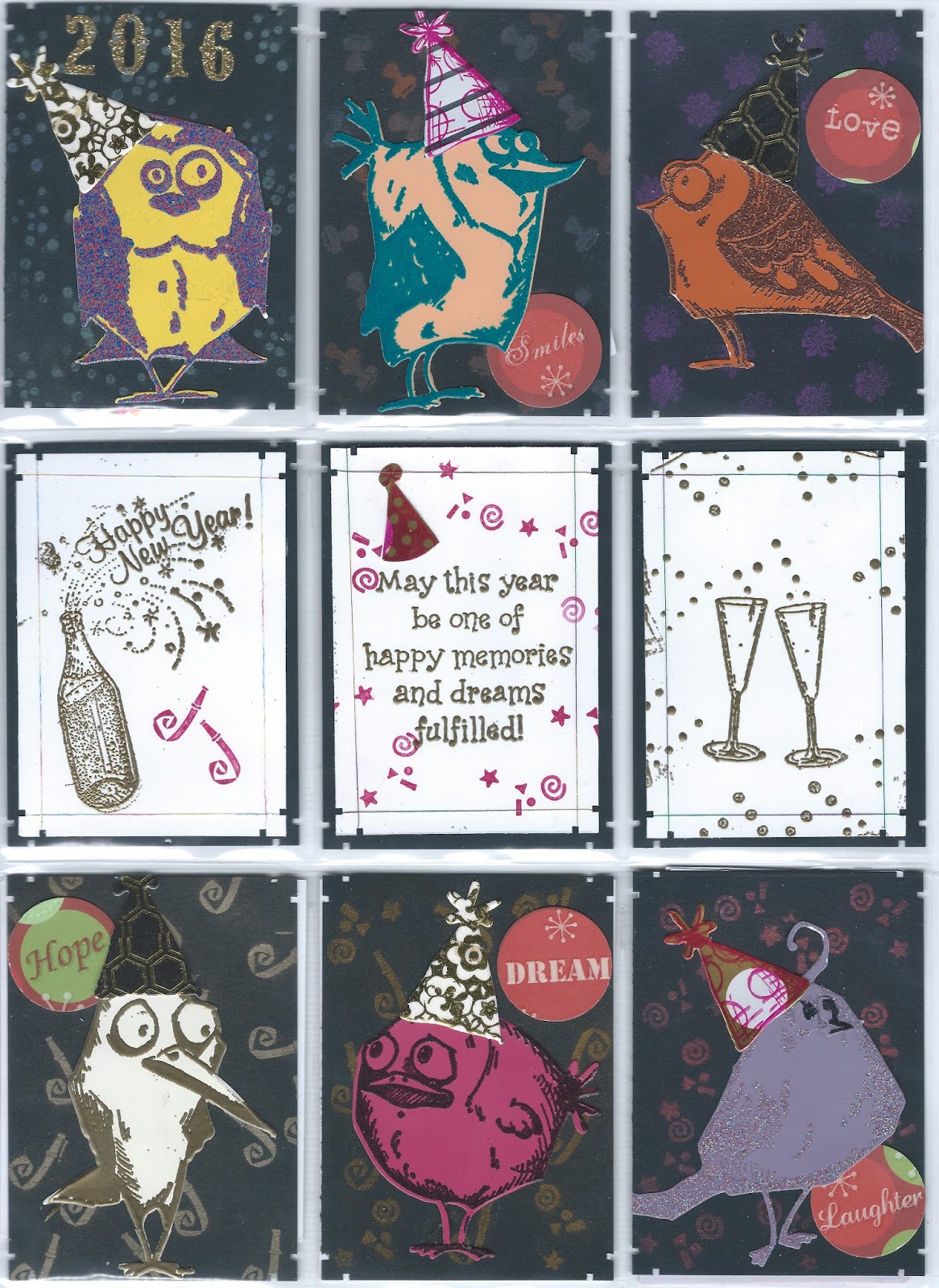 StampingCrazy: "2016 Happy New Year" Crazy Birds...