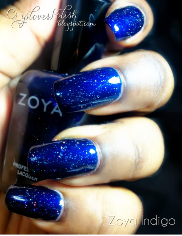Swatch Fest Saturday - Zoya Indigo | Crys Loves Polish