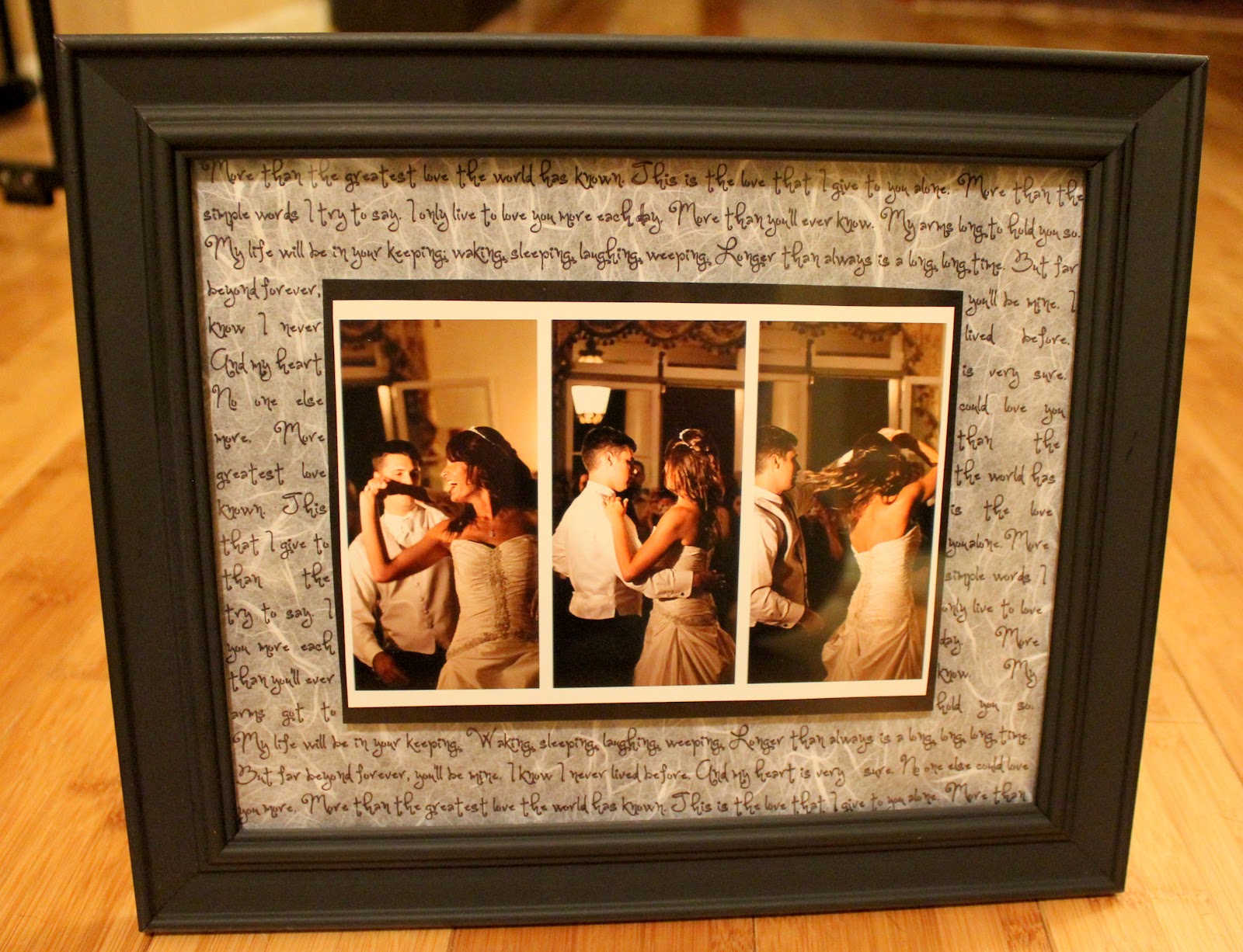 homevolution: DIY First Dance Frame