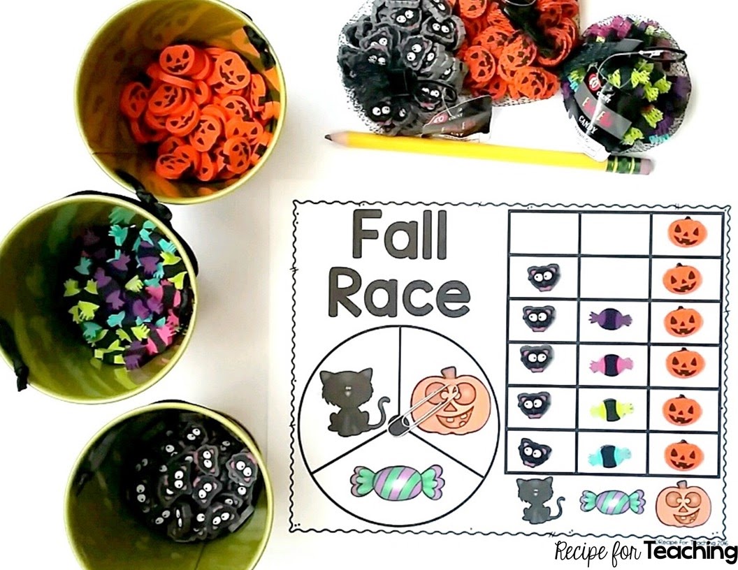 Fall Race Math Game - Recipe for Teaching
