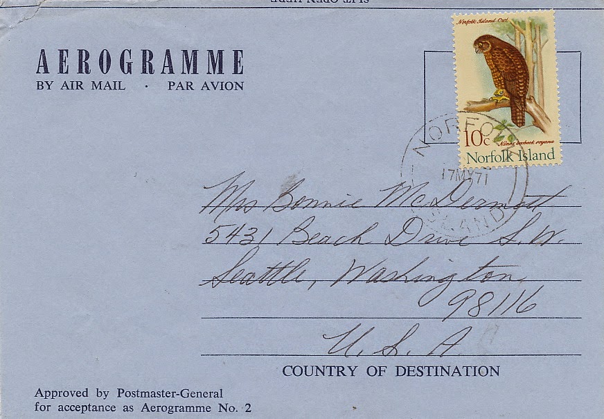 Aerogrammes & Airletters - Philatelic Archeology: Norfolk Island ...