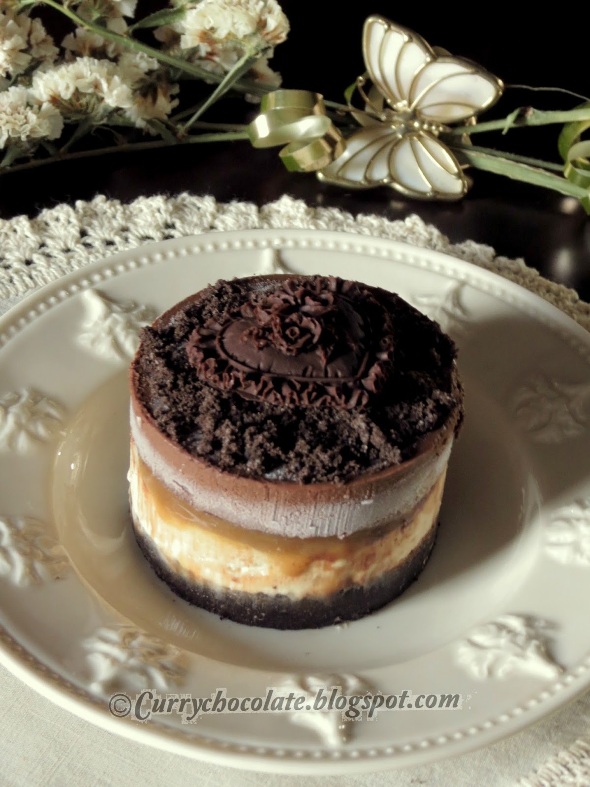 Curry Y Chocolate Tarta Helada De Chocolate Toffee Y Nata Frozen